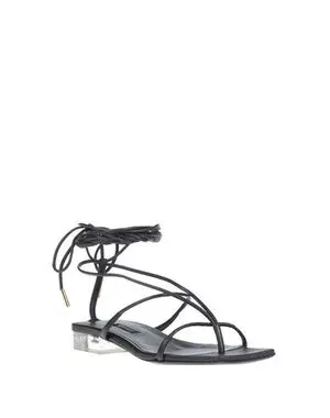 Versace Thong Sandal With Tie Fastening