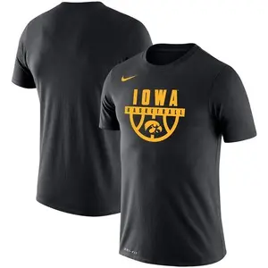 Nike Iowa Hawkeyes Basketball Drop Legend Performance T-shirt