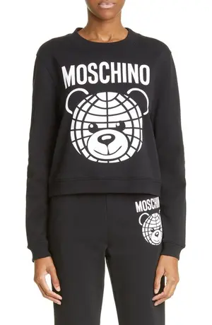 Moschino Teddy Bear Graphic Sweatshirt