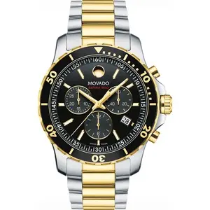 Movado Movado Series 800 Chronograph Bracelet Watch Silver/black/gold