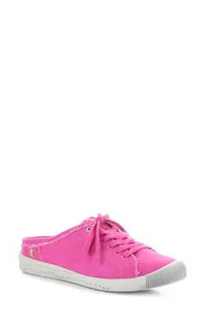 Fly London Idle Leather Sneakers - Fuchsia