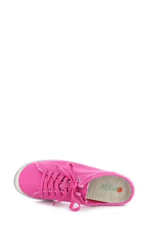 Fly London Idle Leather Sneakers - Fuchsia