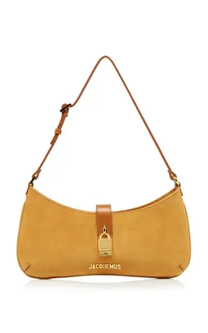 Jacquemus Le Bisou Cadenas Suede Bag