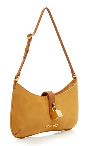 Jacquemus Le Bisou Cadenas Suede Bag