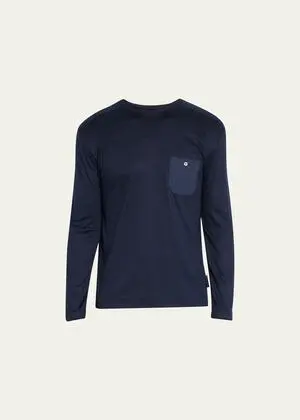 Zimmerli T-shirt With Chest Pocket - Midnight