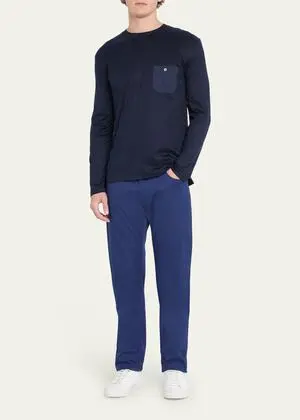 Zimmerli T-shirt With Chest Pocket - Midnight