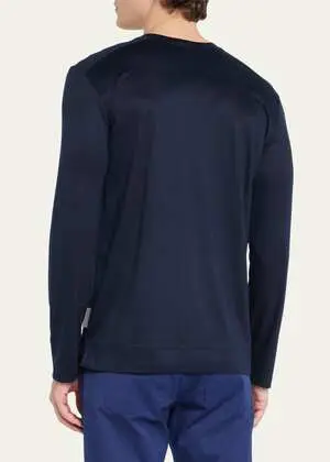Zimmerli T-shirt With Chest Pocket - Midnight