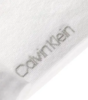 Calvin Klein Logo Sneaker Socks - White