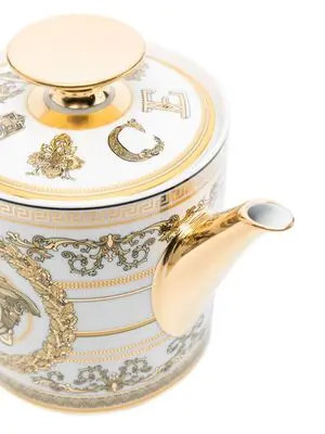 Versace Virtus Medusa Tea Pot - Gold-tone/white