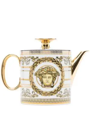 Versace Virtus Medusa Tea Pot - Gold-tone/white