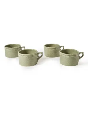 SOHO HOME Hillcrest Set Of Four Stoneware Mugs