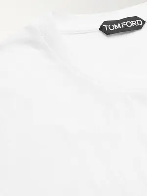 TOM FORD Slim-fit Cotton-blend Jersey T-shirt