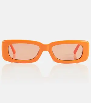 Attico X Linda Farrow Marfa Mini Sunglasses - Orange