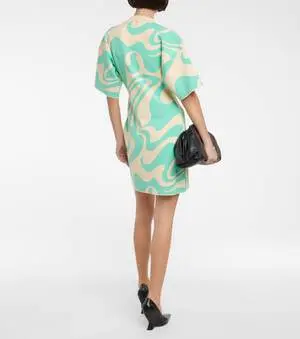 Sportmax Ornati Jacquard Mini Dress