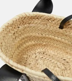 Chloé Sense Mini Raffia Tote Bag