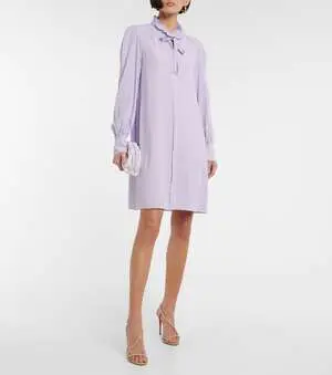 Dorothee Schumacher Tie-neck Minidress