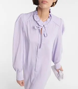 Dorothee Schumacher Tie-neck Minidress