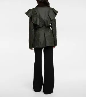 Chloé X Barbour Dustyn Jacket In Green - 30% Off | Editorialist