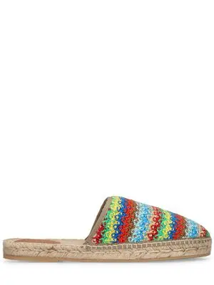 Alanui 10mm Canvas Mule Espadrilles - Multicolor