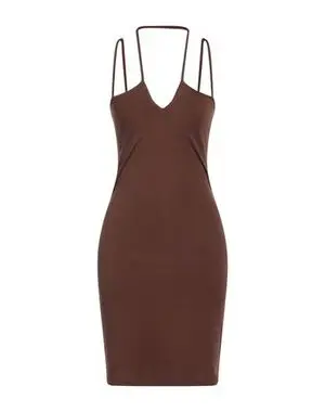 NA-KD Mini Bodycon Dress - Brown