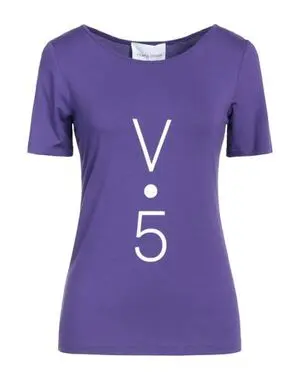 VICARIO CINQUE Logo-print T-shirt - Purple