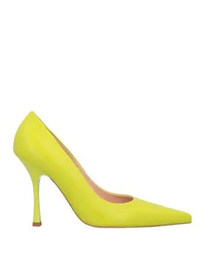 LIU •JO Pumps In Leather - Acid Green