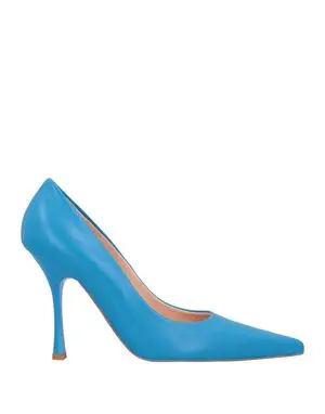 LIU •JO Pumps In Leather Bright Blue