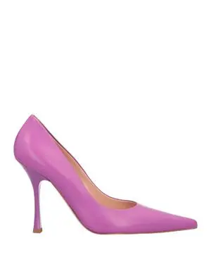 LIU •JO Pumps In Leather Mauve