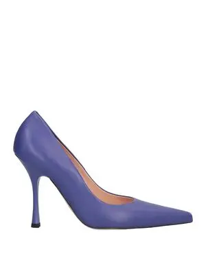 LIU •JO Pumps In Leather Purple