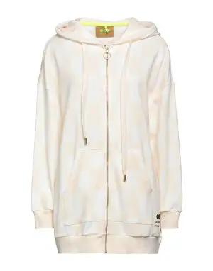 OOF WEAR Two-tone Checked Cotton French Terry Zip-up Hoodie