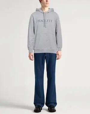 HACKETT London Cotton French Terry Hoodie With Print Logo