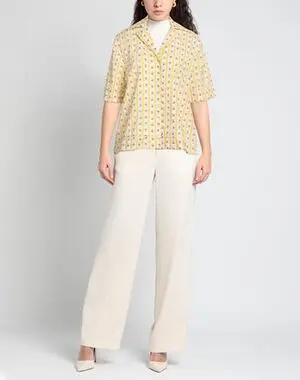 OTTOD'AME Floral Print Woven Shirt - Yellow