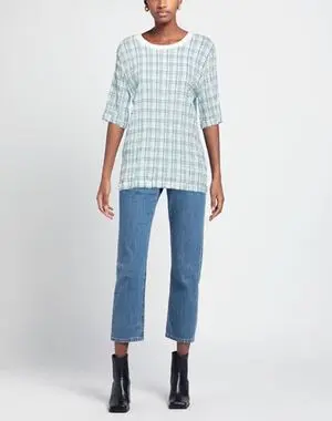 KATIA GIANNINI Woven Tartan Top