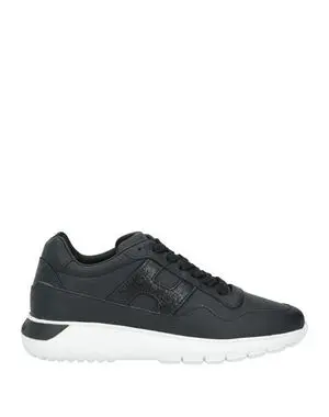 Hogan Leather Low-top Sneakers - Black