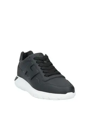 Hogan Leather Low-top Sneakers - Black