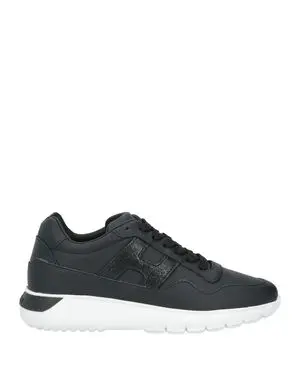 Hogan Leather Low-top Sneakers - Black