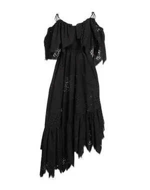 MSGM Midi Dress Cotton - Black