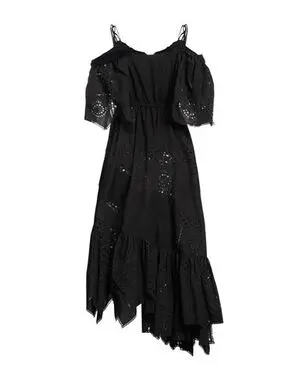 MSGM Midi Dress Cotton - Black