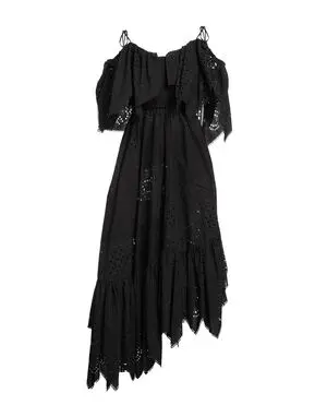 MSGM Midi Dress Cotton - Black