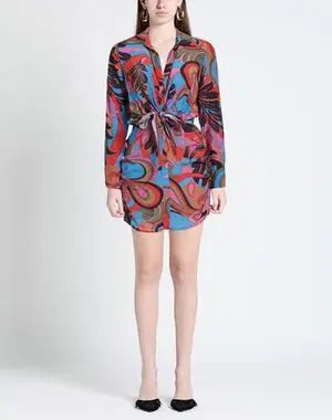 SOUVENIR Satin Paisley-print Mini Dress