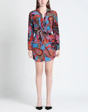 SOUVENIR Satin Paisley-print Mini Dress