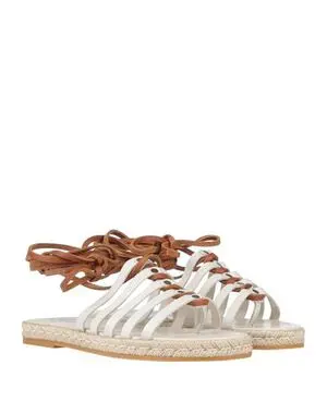 TOD'S Leather Espadrille Sandals
