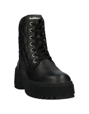 BALDININI Ankle Combat Boots - Black