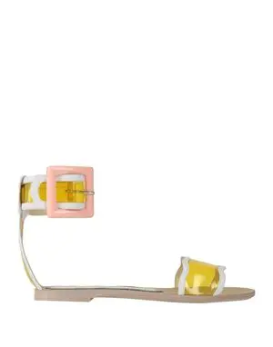 FRANCESCA BELLAVITA Two-tone Sandals - Yellow