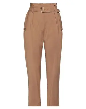 Elisabetta Franchi Tapered Viscose Blend Pants - Beige
