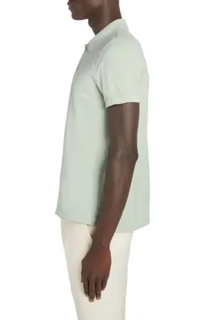 TOM FORD Short Sleeve Cotton Piqué Polo - Mint