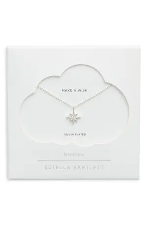 Estée Lauder North Star Pendant Necklace - Silver