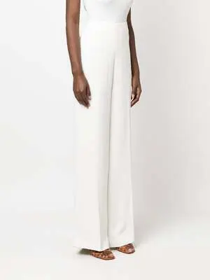 Stella McCartney High-waisted Flared Trousers - White