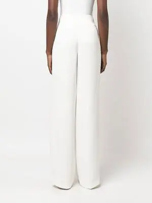 Stella McCartney High-waisted Flared Trousers - White