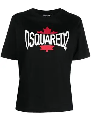 Dsquared2 Straight Hem T-shirts For Women